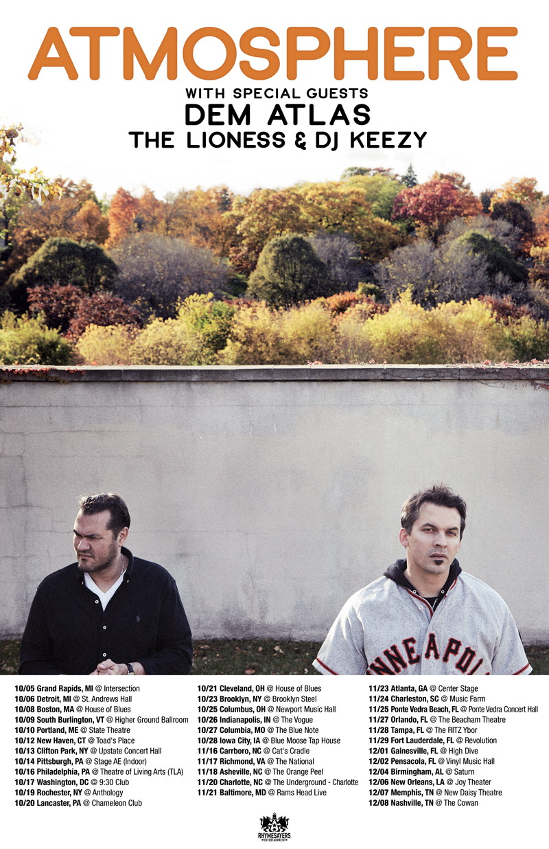 Atmosphere Announces Fall Tour For North America ...