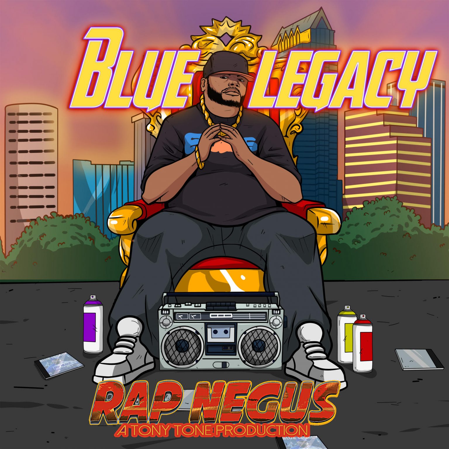 Blue Legacy - "“Rap Negus” (Album) | UndergroundHipHopBlog.com