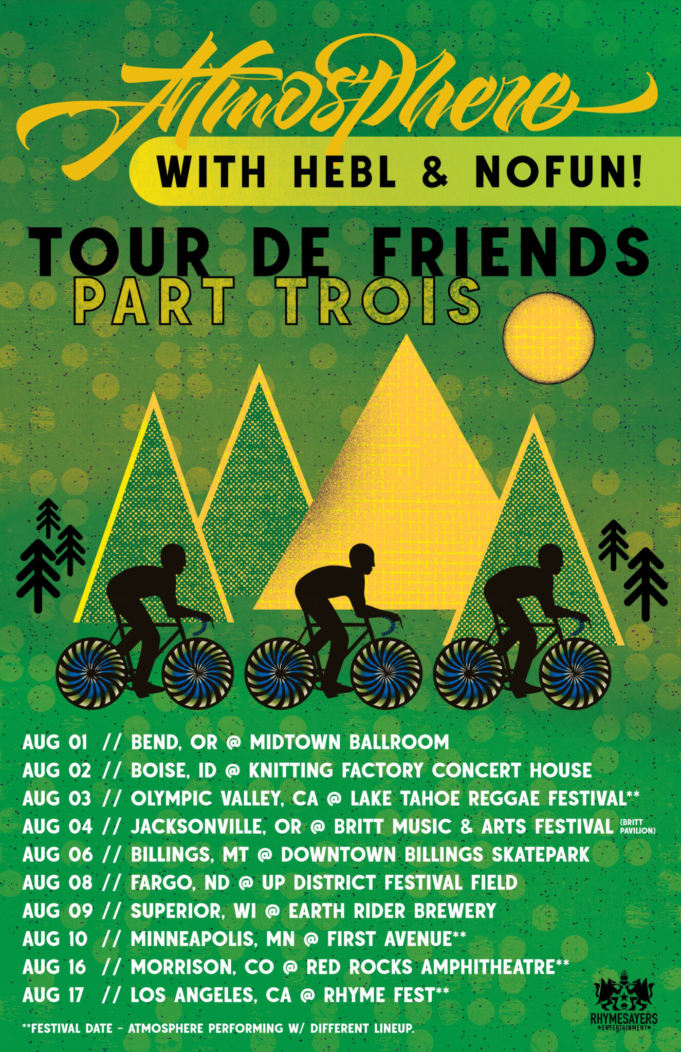 Atmosphere Announce “Tour De Friends: Part Trois” Headline Tour Dates